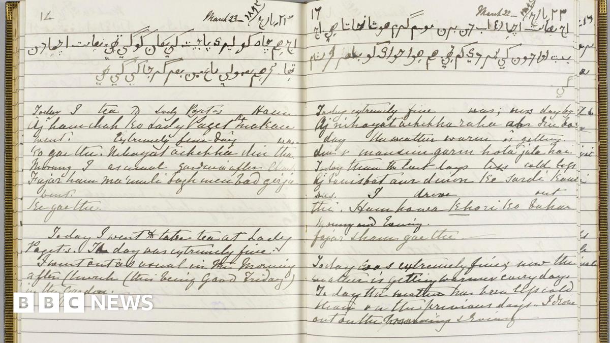 Queen Victoria's diaries on display at Windsor Castle - BBC News