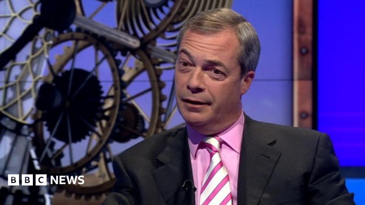 Nigel Farage 'can't stand having bodyguards' - BBC News