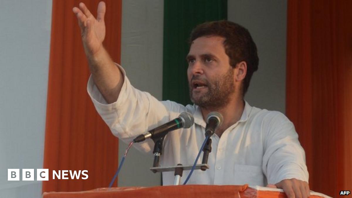 Indian media: 'Defending' Rahul Gandhi - BBC News