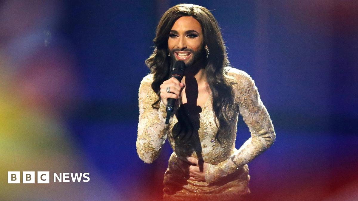 Eurovision's 'bearded lady' winner divides Russia - BBC News