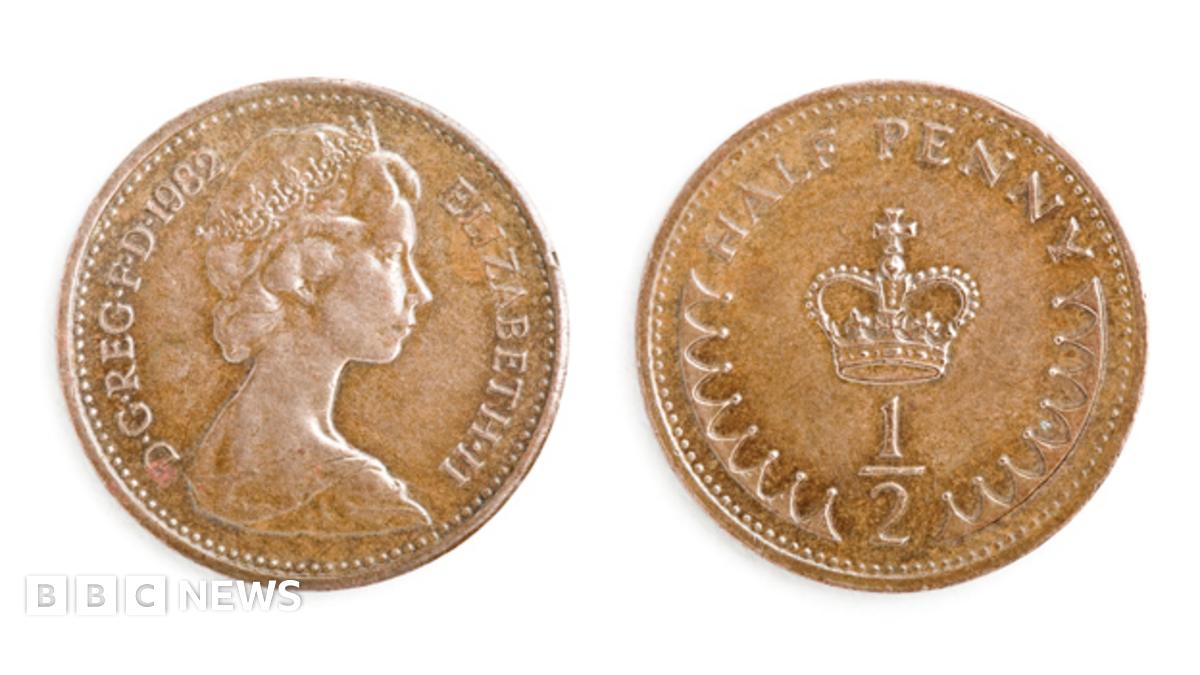 Halfpenny: The story of how a tiny, 'annoying' coin was abolished - BBC ...