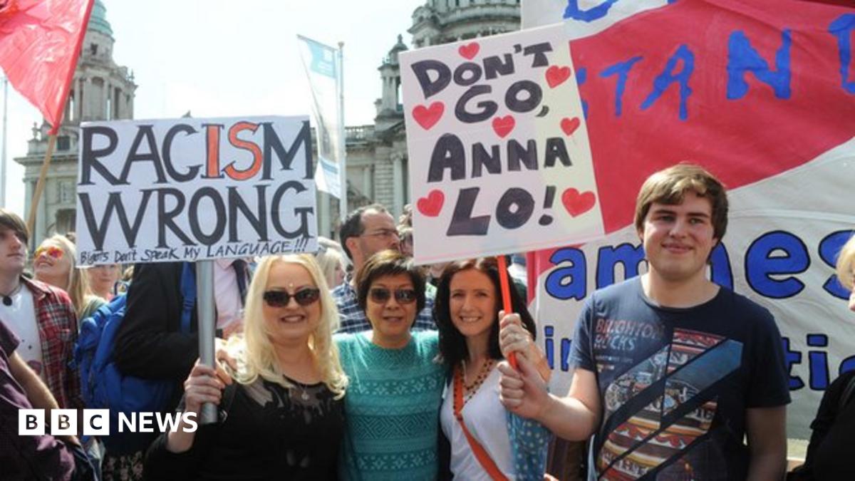 Anti-racism rallies take place in Belfast and Derry - BBC News