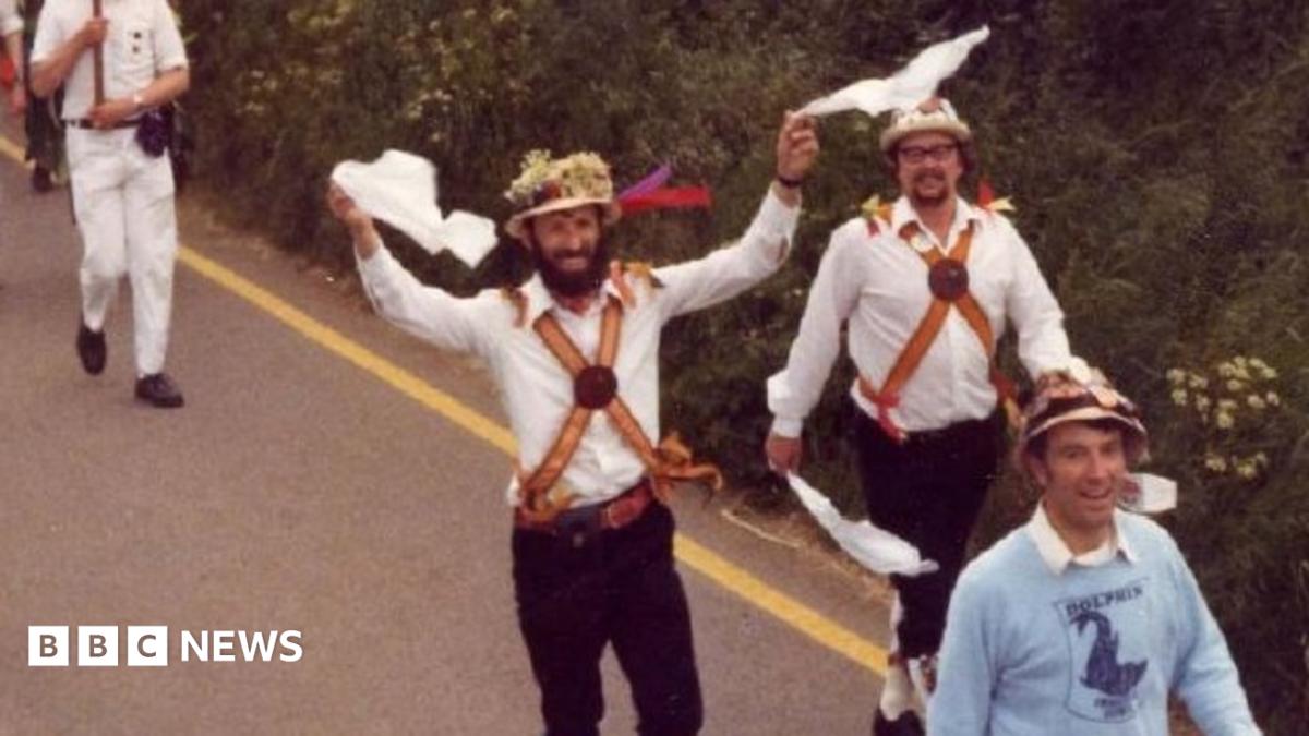 Dolphin Morris Men dance the final Gate to Southwell - BBC News