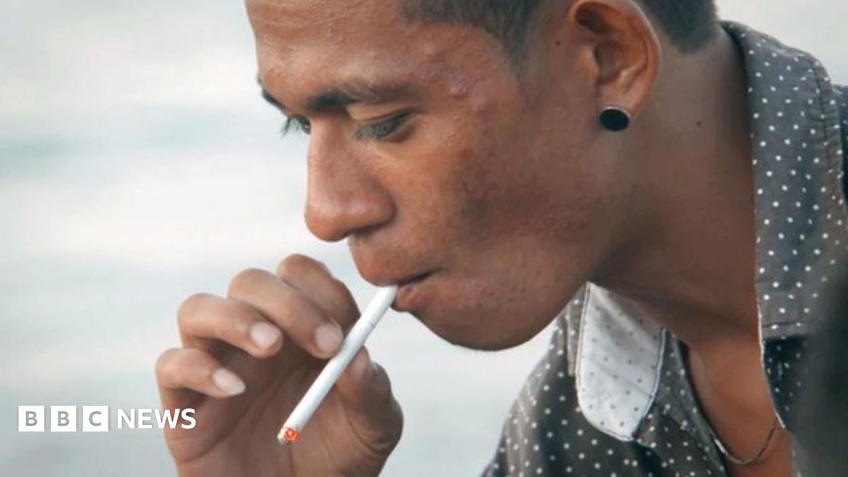 The country where nearly two-thirds of men smoke - BBC News