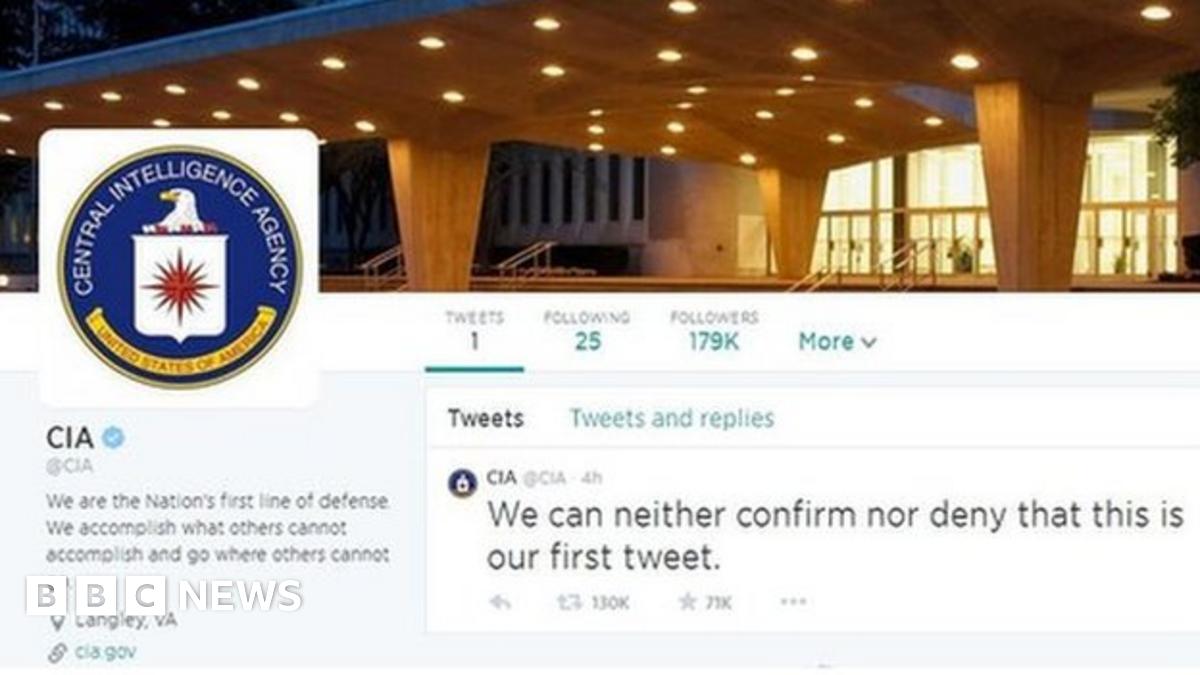 CIA launches Twitter and Facebook accounts - BBC News