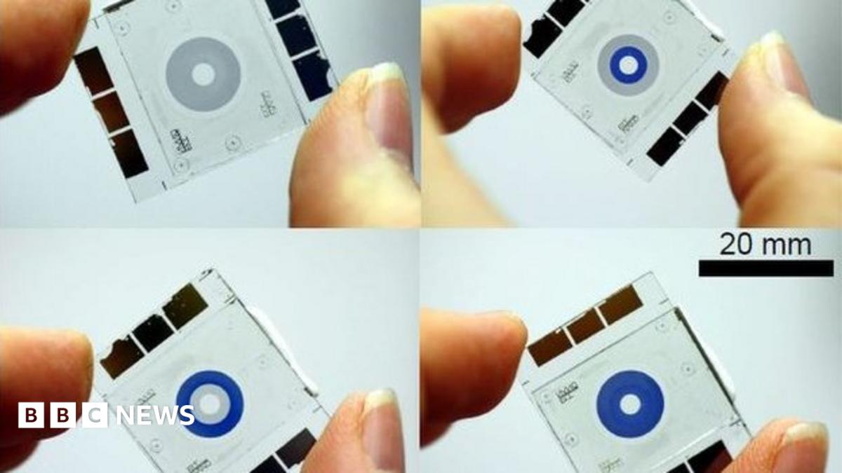 New chemical iris for tiny phone cameras - BBC News