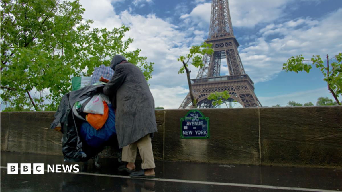 The many faces of British poverty in France - BBC News