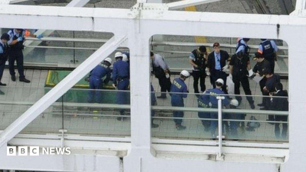 Japanese man sets self on fire over military rule change - BBC News