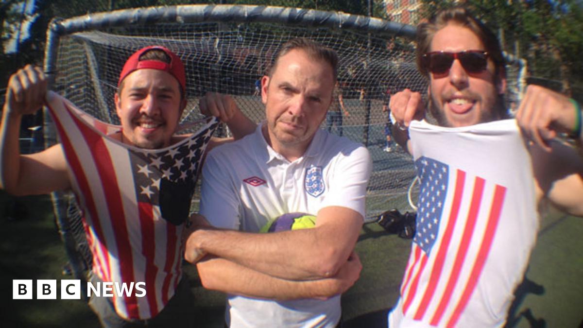 The misery of an England fan in the US - BBC News