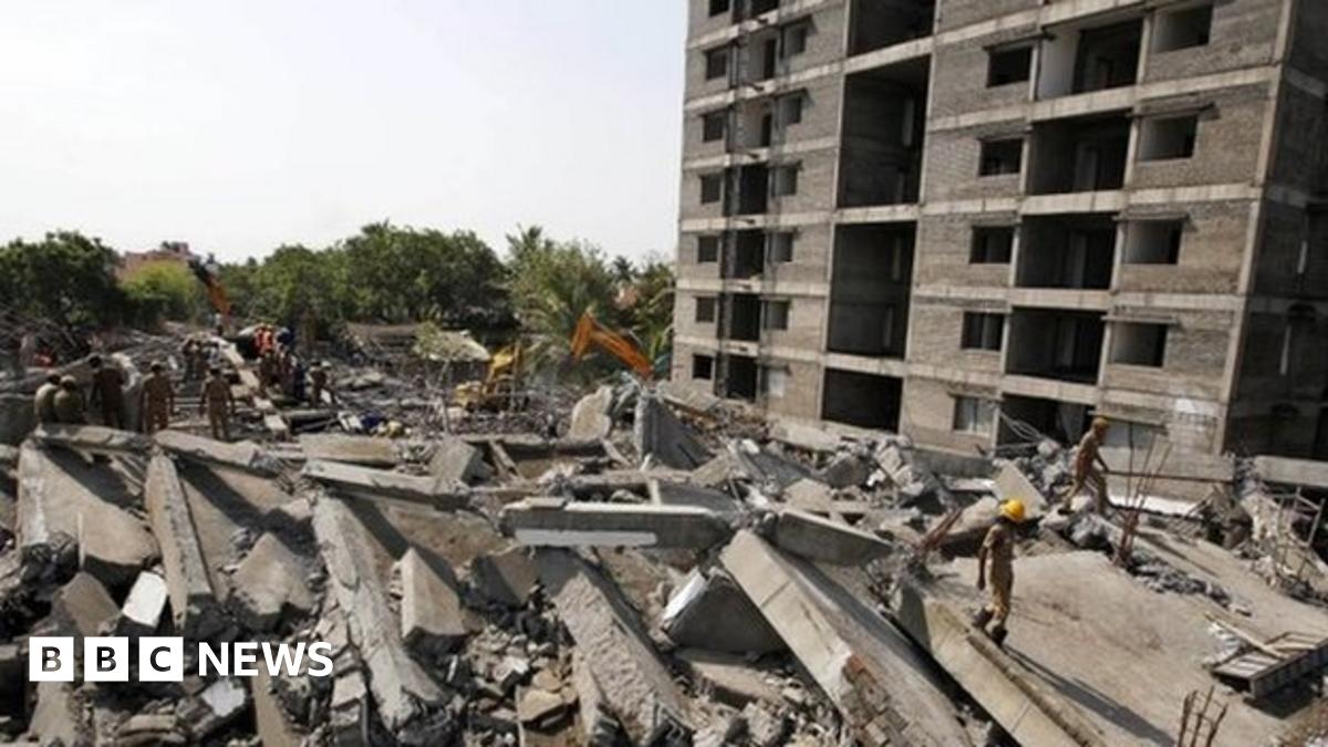 Chennai building collapse toll rises to 17 - BBC News