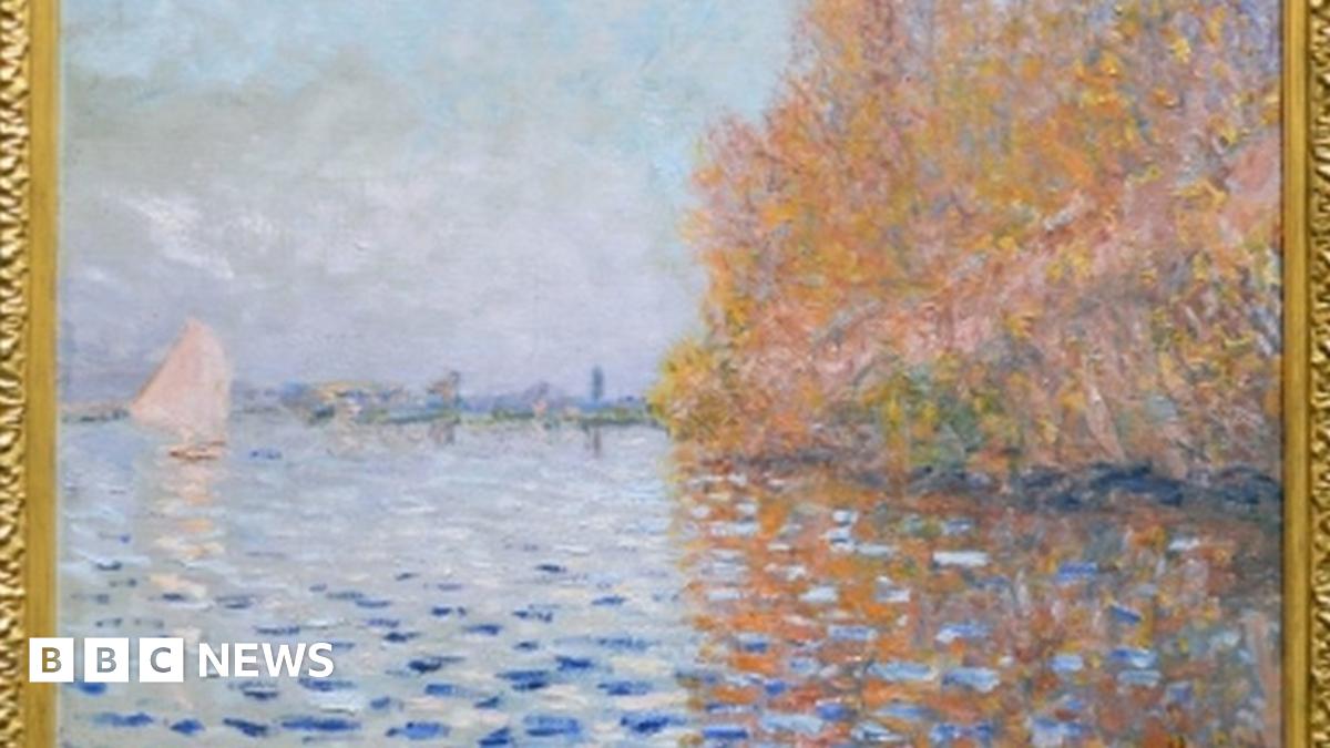 Vandalised Monet returns after restoration - BBC News