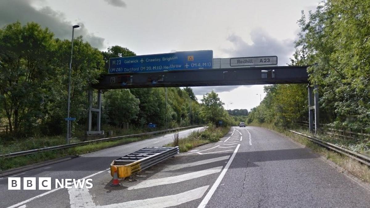 A23 and M23 motorists face months of road closures - BBC News