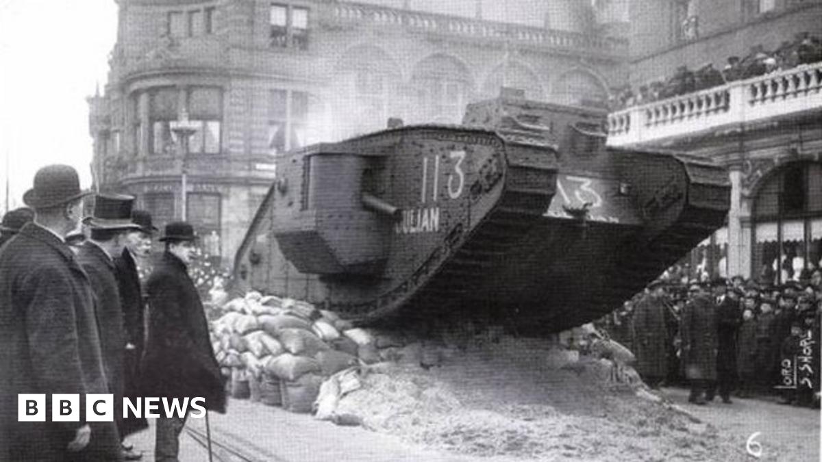 WW1: Tanks inspired war effort as British 'iron landships' - BBC News