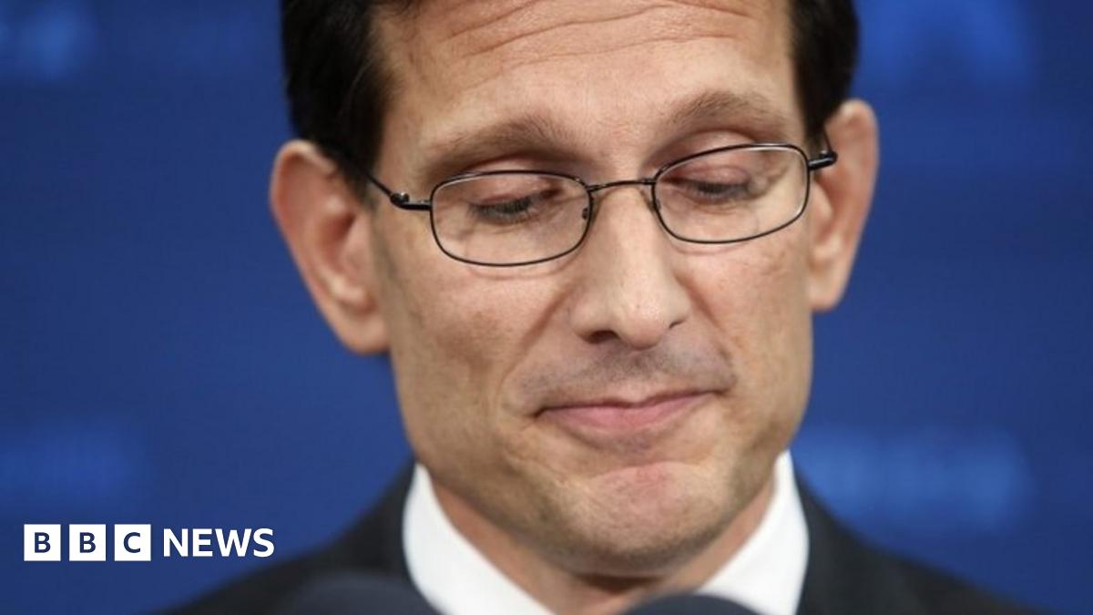 Republican Eric Cantor resigns from Congress early - BBC News