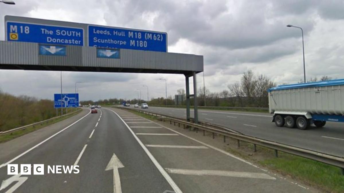 £5m work on M18 motorway in South Yorkshire under way - BBC News