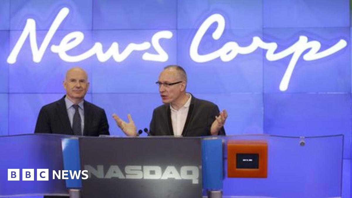 News Corp reports falling revenue on advertising drop - BBC News