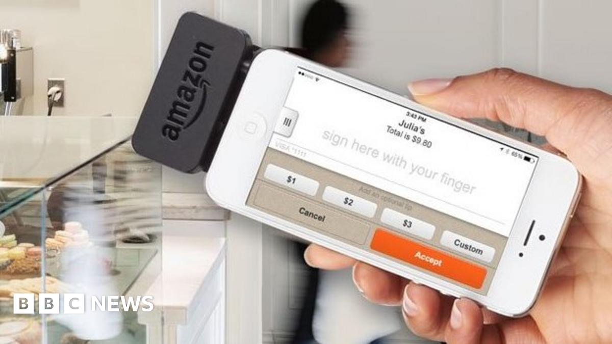 Amazon credit-card reader poses challenge to Square - BBC News