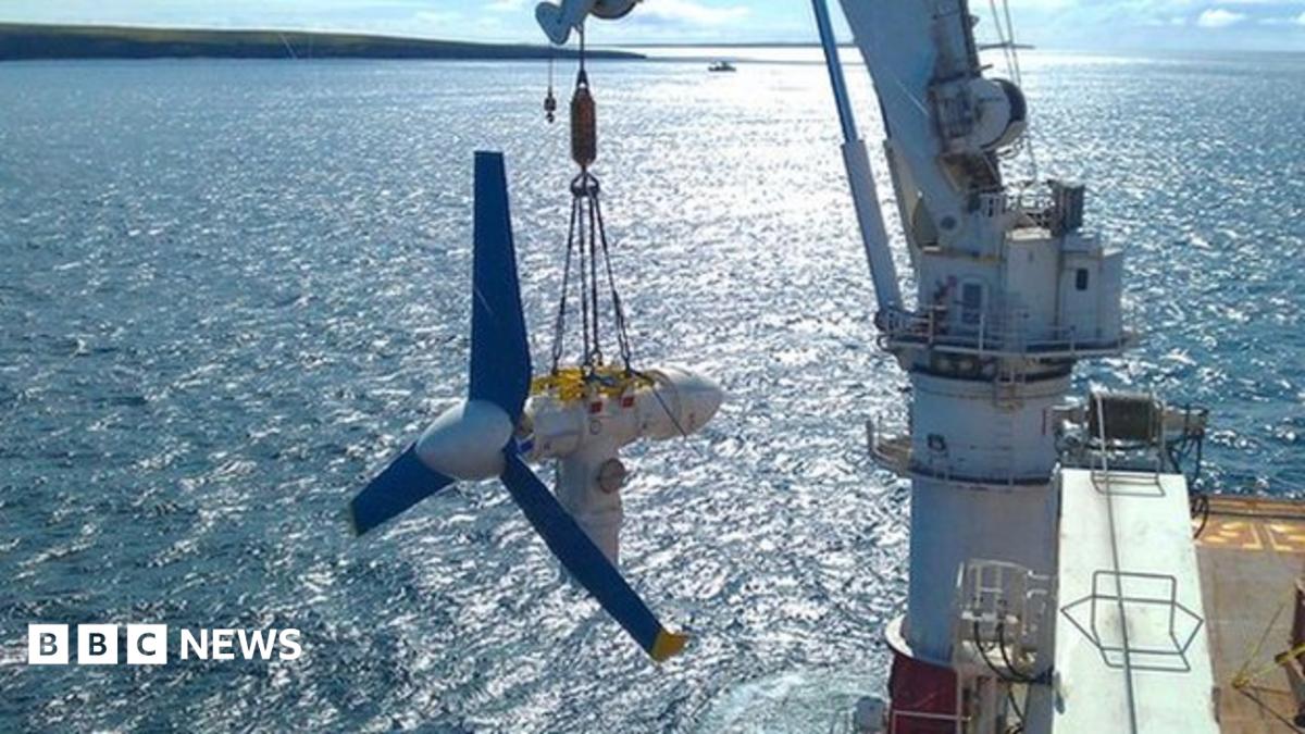 Tidal energy project to be constructed in the Pentland Firth - BBC News