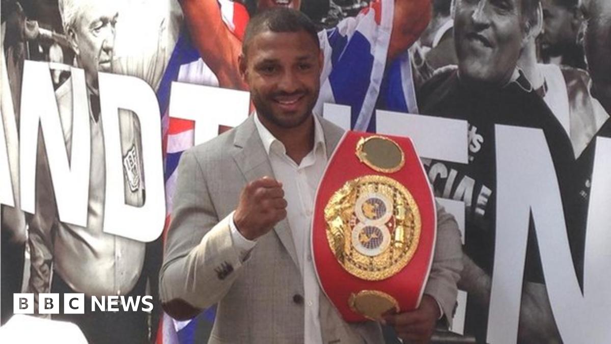 Hundreds greet boxer Kell Brook at Sheffield homecoming - BBC News