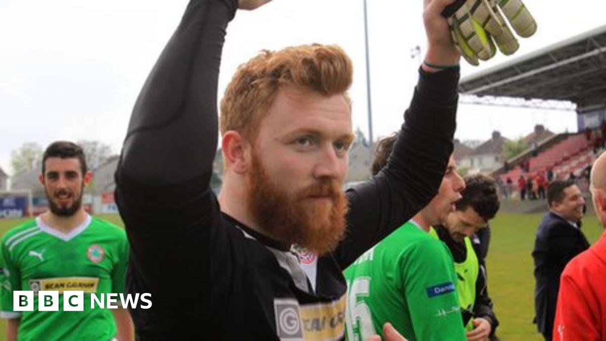 Cliftonville goalkeeper Conor Devlin guilty of assault - BBC News