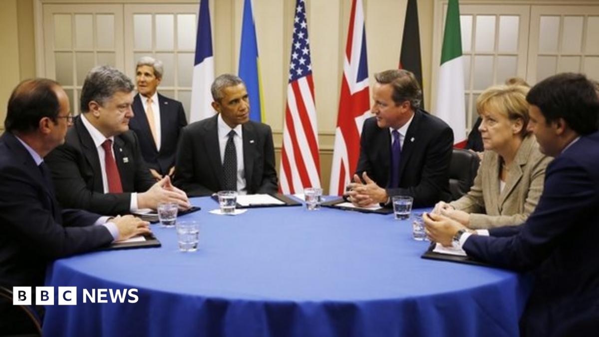 Nato summit: Alliance 'stands with Ukraine' - BBC News