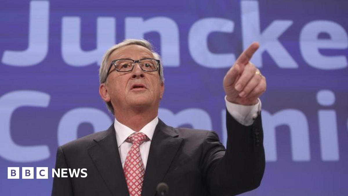 Juncker gives key EU economy jobs to UK and France - BBC News