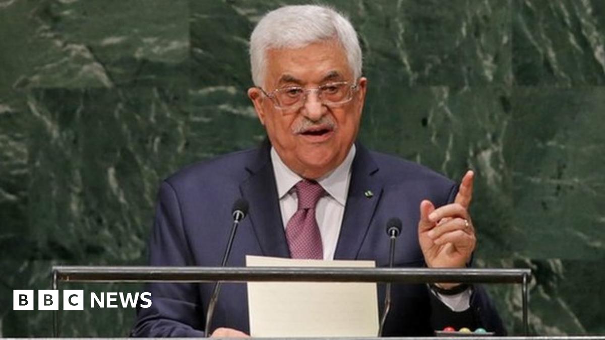 Palestinian leader accuses Israel of 'genocide' at UN - BBC News