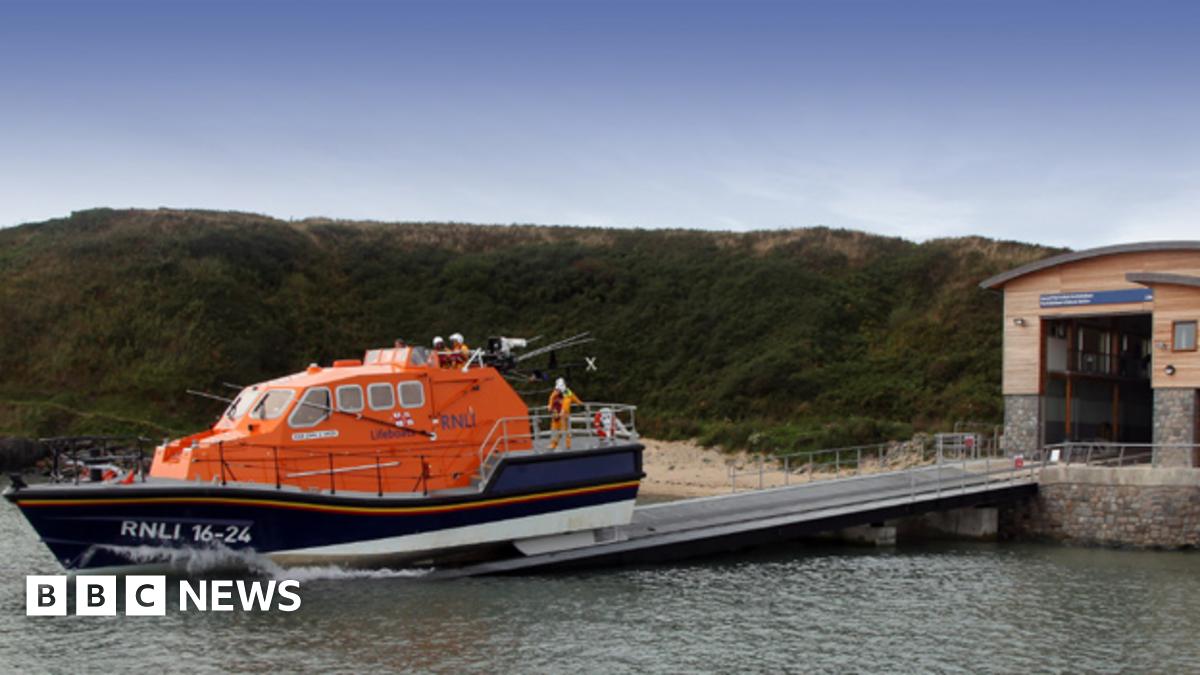 Porthdinllaen RNLI lifeboat and station named - BBC News