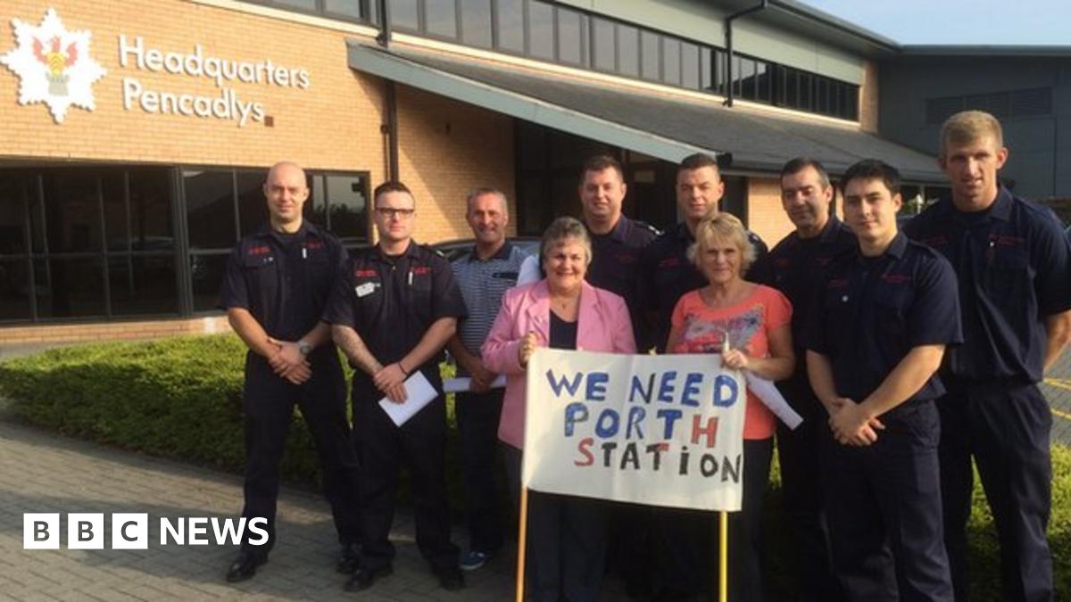 Porth fire station to close following review - BBC News