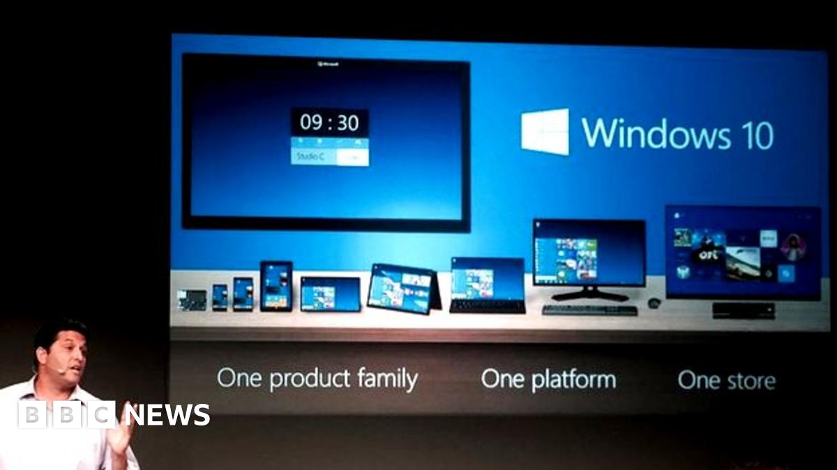 Microsoft unveils Windows 10 system with Start Menu - BBC News