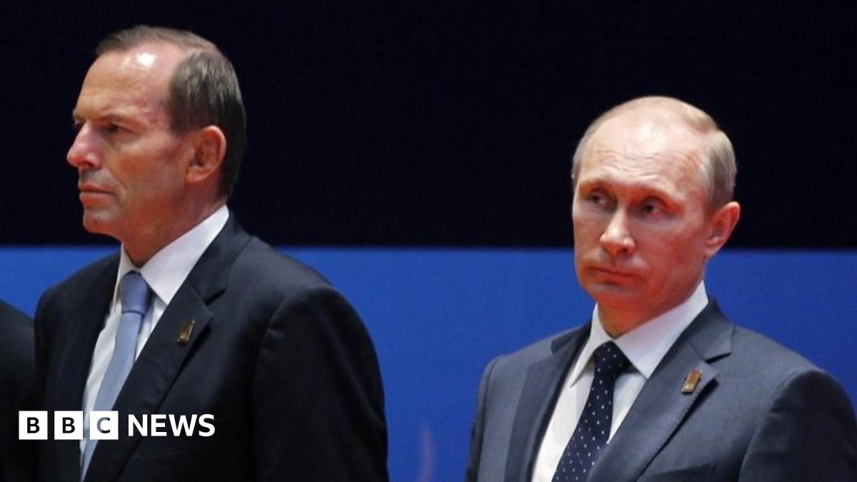 Tony Abbott to 'confront' Vladimir Putin on MH17 shooting - BBC News