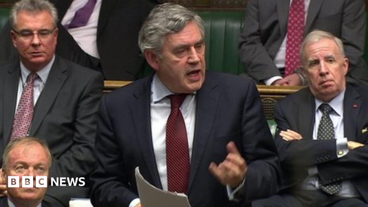 Gordon Brown calls for devolution 'free of new conditions' - BBC News