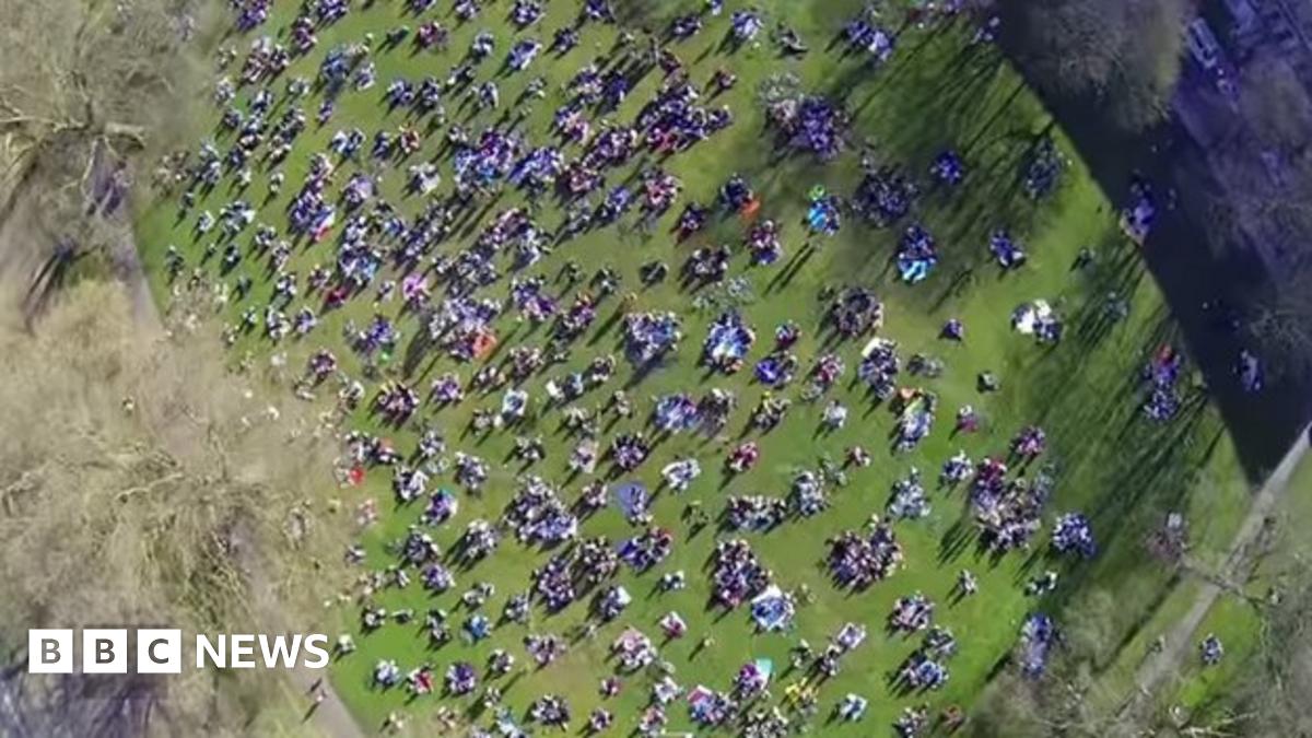 Drones flown in London and Liverpool despite CAA laws - BBC News