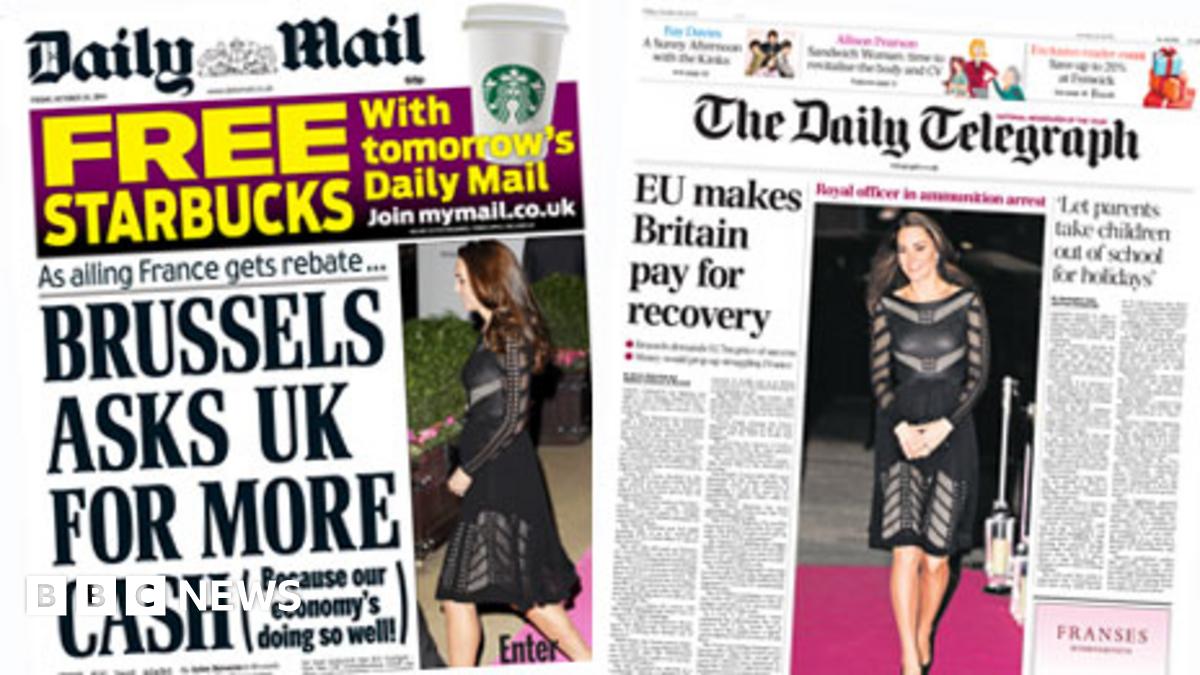 Newspaper review: £1.7bn EU 'surcharge', and Stardust tributes - BBC News