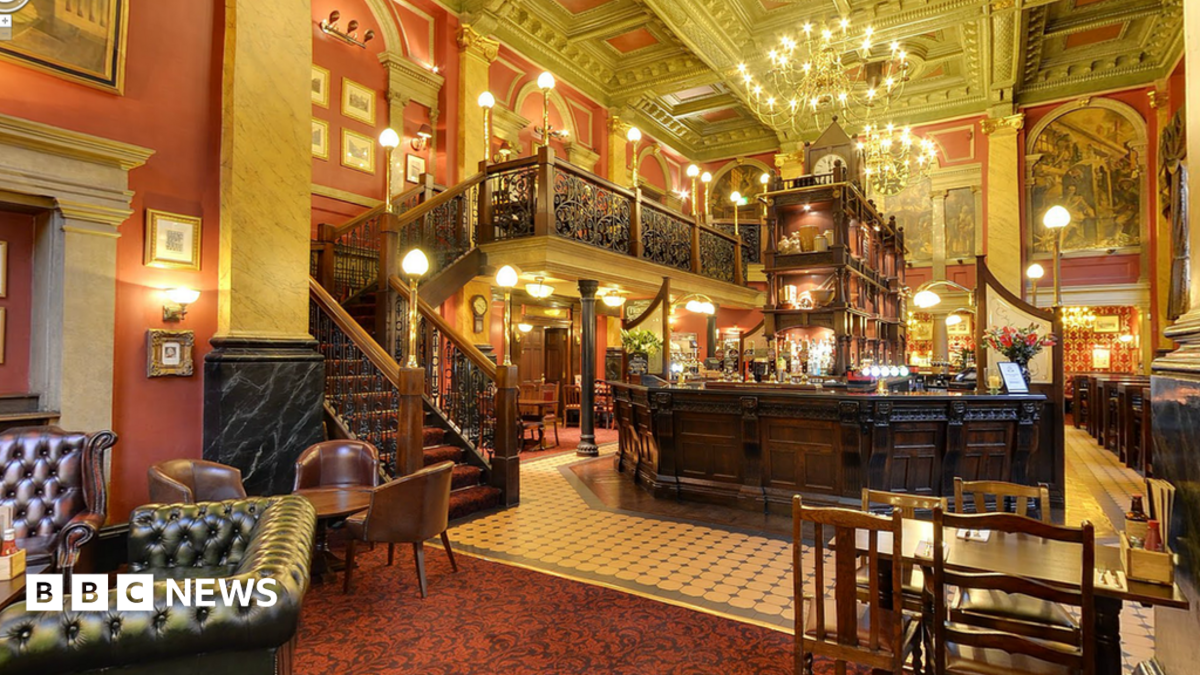 See the pubs that were converted from old bank branches - BBC News