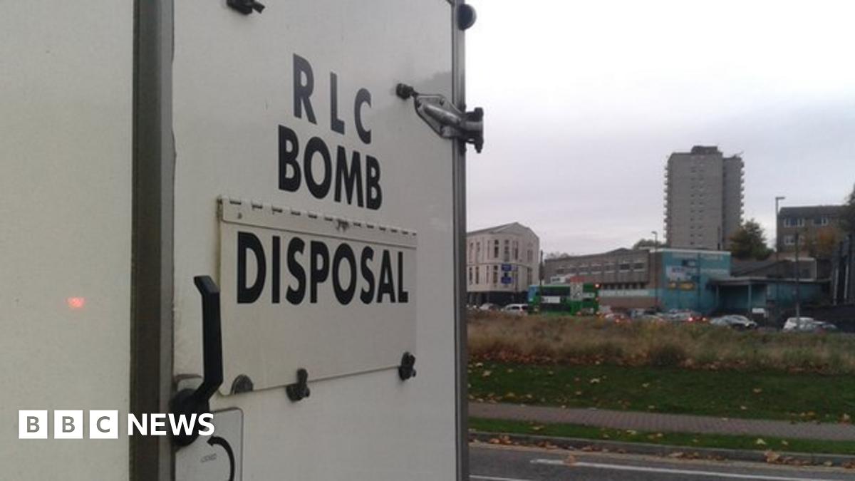 WW2 hand grenade destroyed in explosion in Nottingham - BBC News