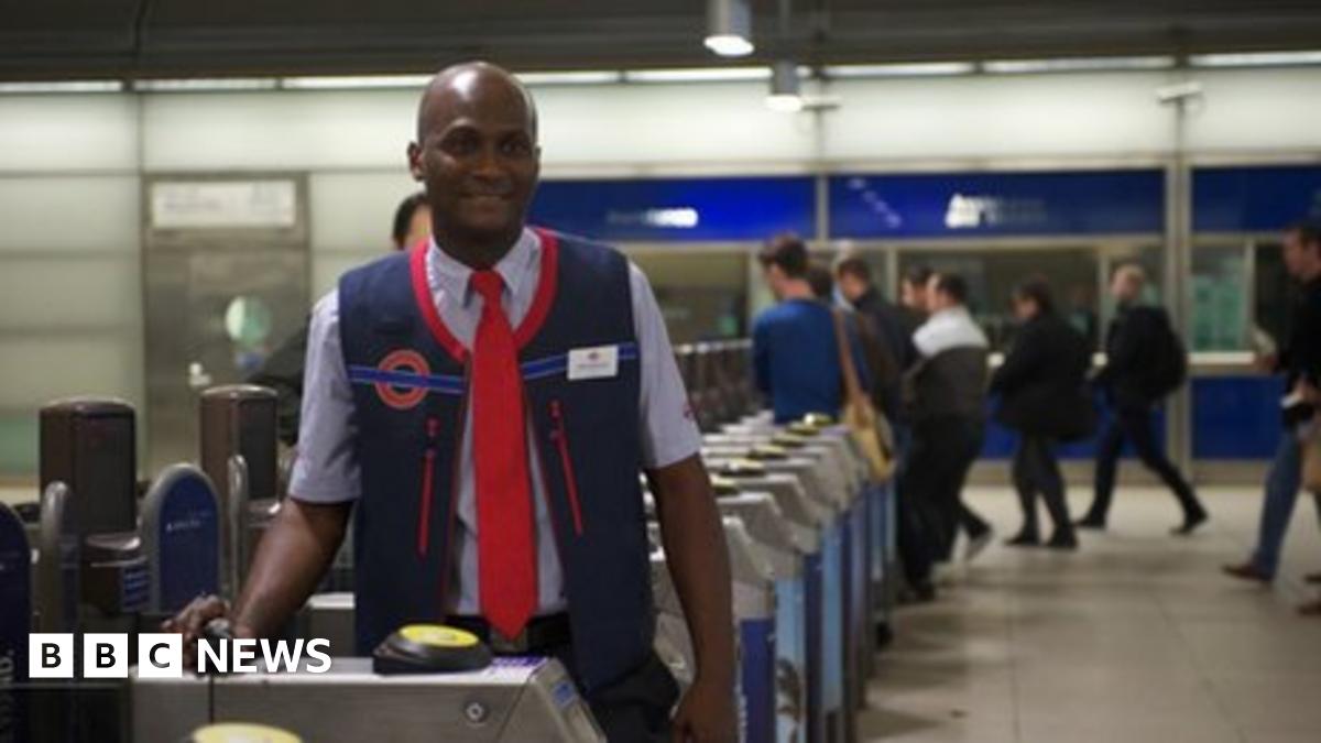 London Underground staff get new designer uniform - BBC News