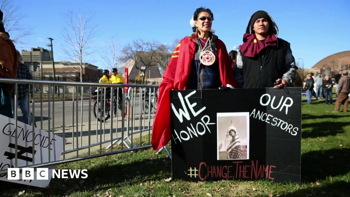 #BBCTrending: Online movement against NFL team takes to the streets ...