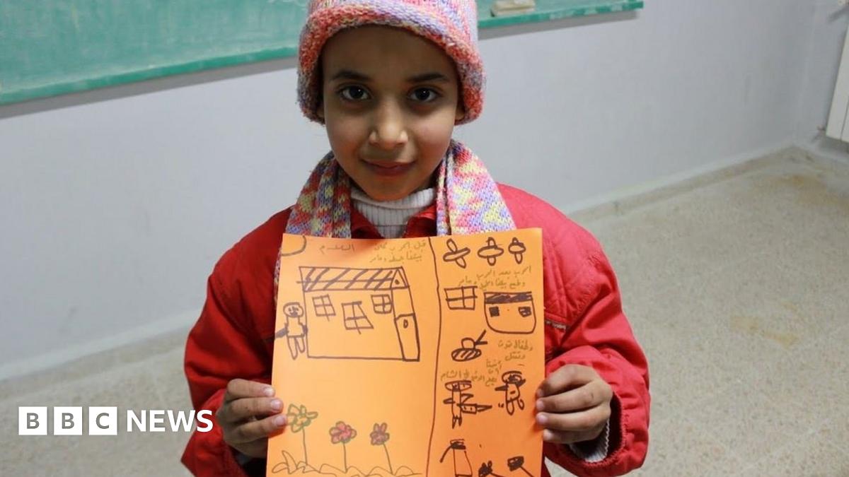 Syria conflict: Seeking refuge in art and animation - BBC News