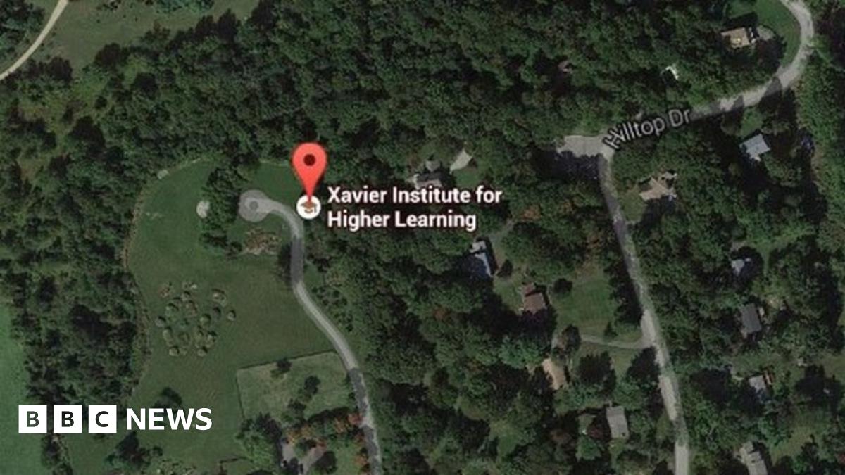 X-Men Xavier Institute mansion appears on Google Maps - BBC News