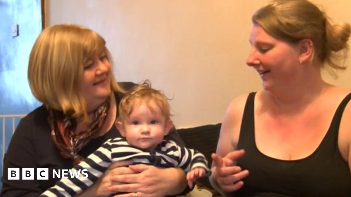 Leabrooks mother Kat Slater meets woman who saved her baby's life - BBC ...