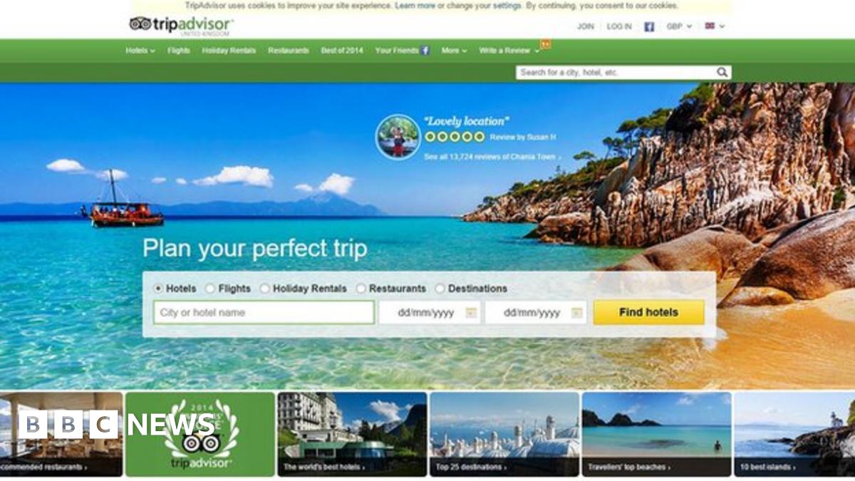 Trip Advisor couple 'fined' £100 by hotel for bad review - BBC News