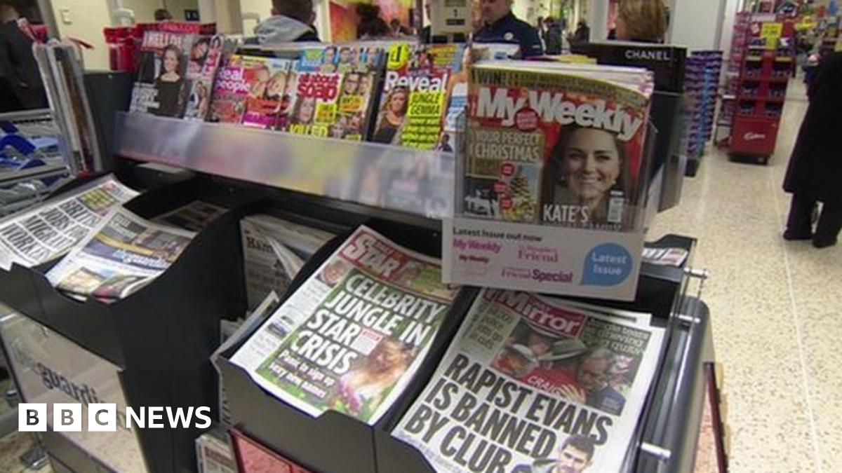 Supermarkets to hide tabloid front pages because of sexual content ...
