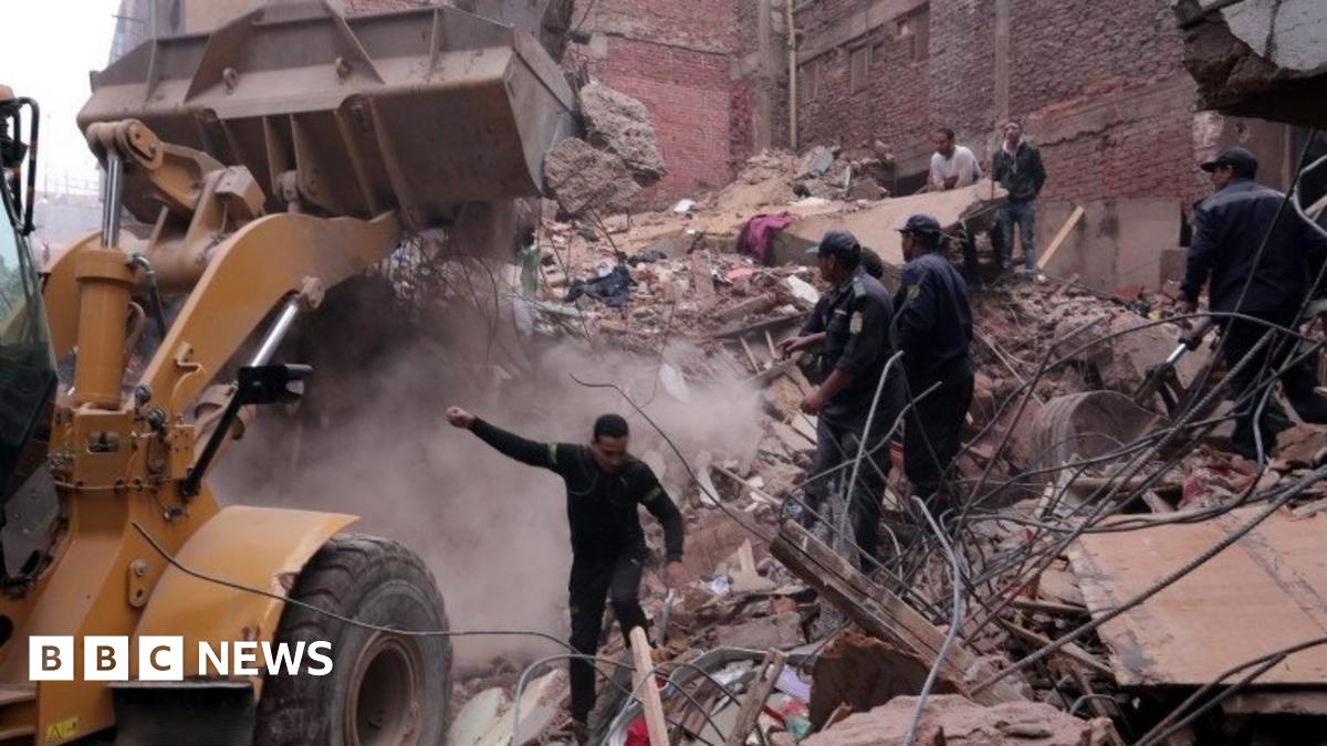 Egypt: Cairo flats collapse kills 17 people - BBC News