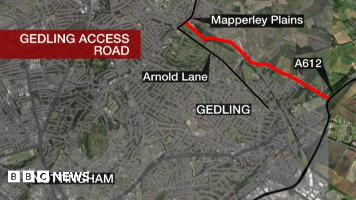 Gedling village relief road plans approved - BBC News