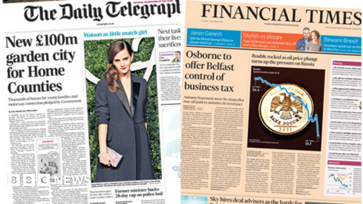 Newspaper headlines: New city plan, and 'shameless Madonna' - BBC News