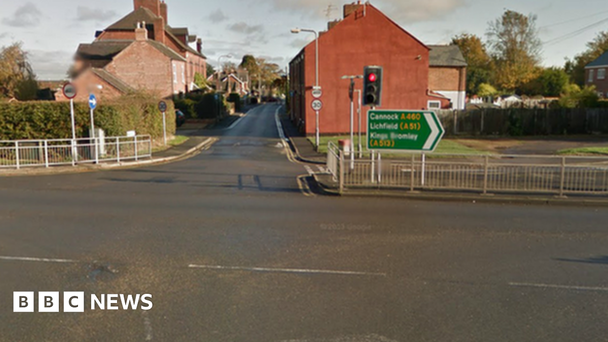 Man arrested over suspected hit-and-run in Rugeley - BBC News