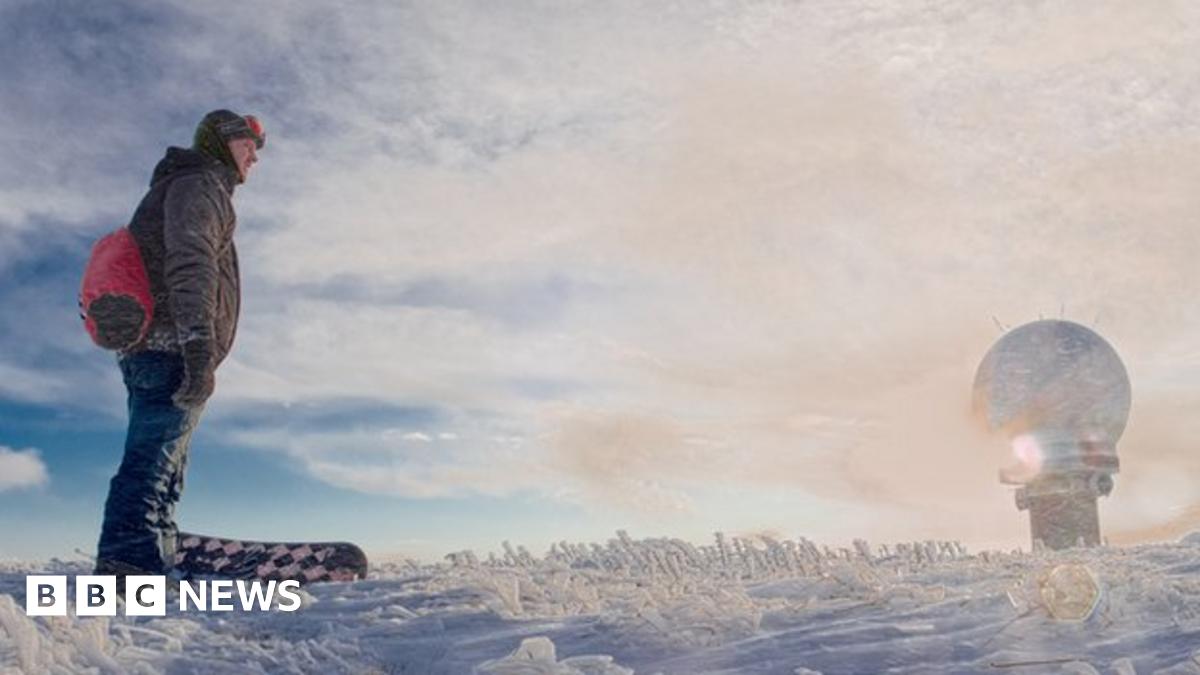 New Lowther Hills ski resort: First snow at Wanlockhead - BBC News