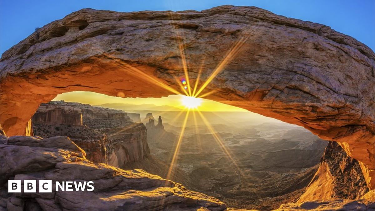 America’s 'ringing' rock arches recorded - BBC News