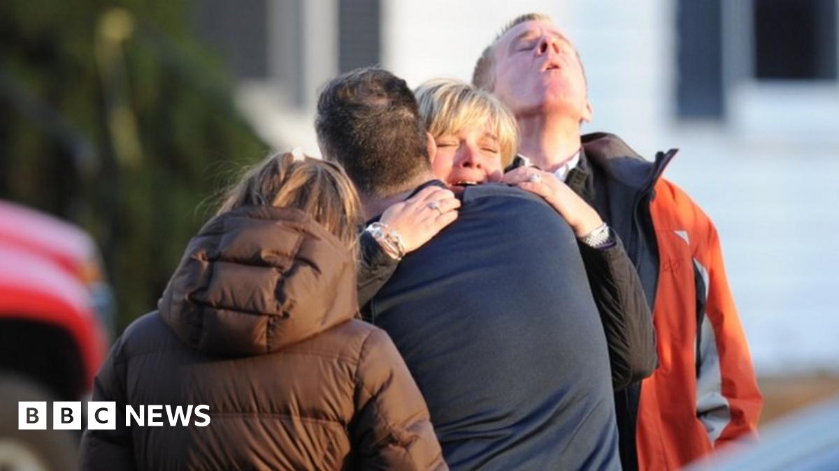 Sandy Hook victims' families file lawsuit against gun maker - BBC News